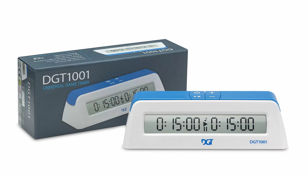DGT1001 Chess Clock - White — WarGamers Hub