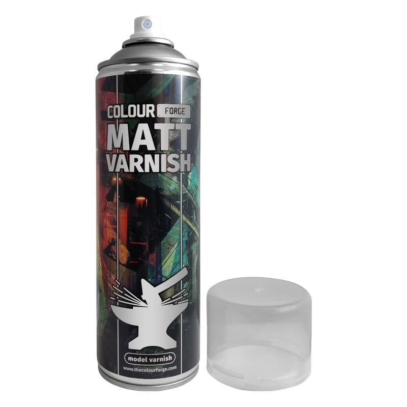 Colour Forge - Aerosol Spray Primer - Matt Varnish 500ml — WarGamers Hub