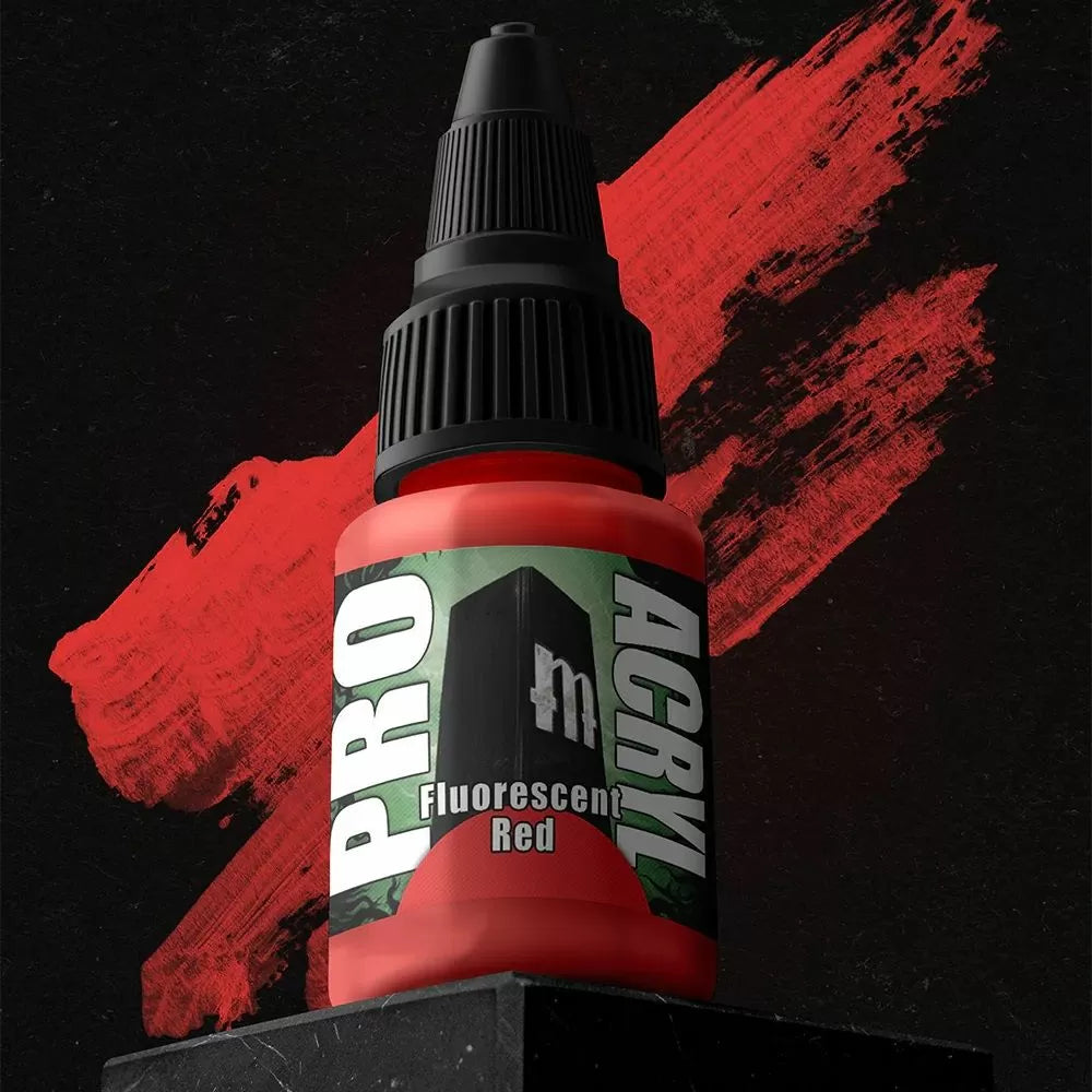 Monument Pro Acryl - Fluorescent Red 22ml — WarGamers Hub