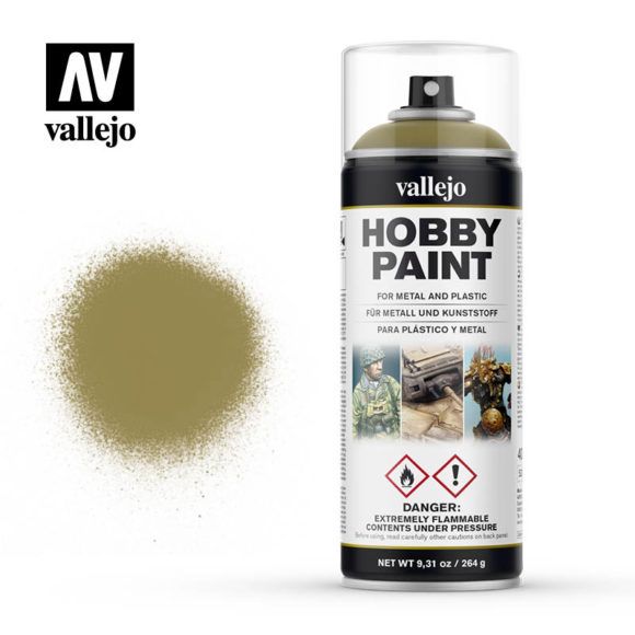 Vallejo Aerosol - Panzer Yellow 400ml | Modeling | WarGamers Hub
